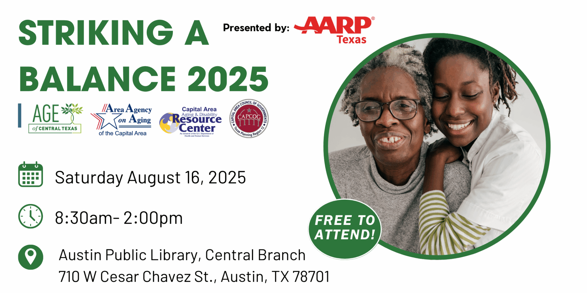 Striking a Balance: Caregiving Conference – AGE of Central Texas